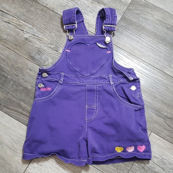 Mattel | Bottoms | Barbie Vintage 98 Purple Barbie Overalls | Poshmark
